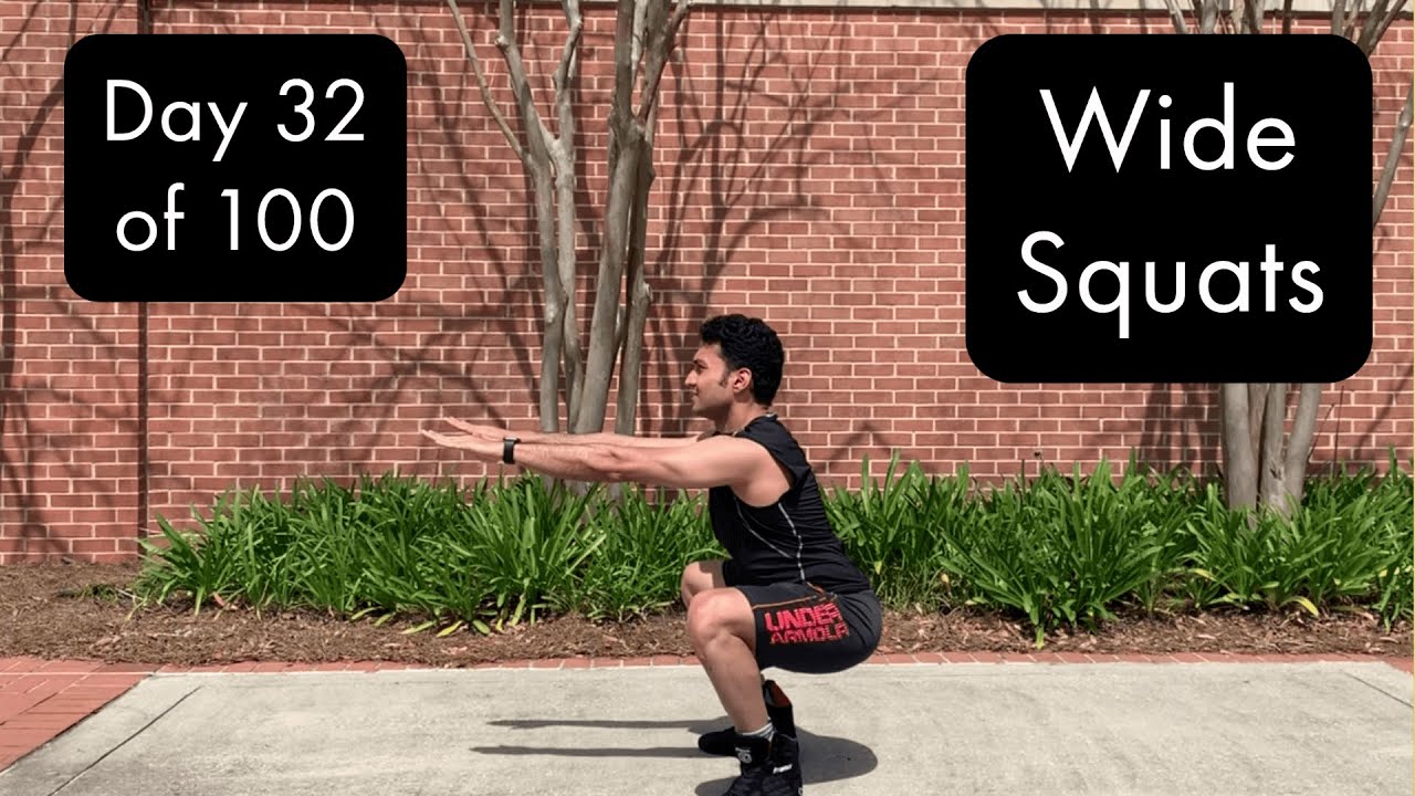 How To Do Wide Squats | Lower Body Workout - YouTube