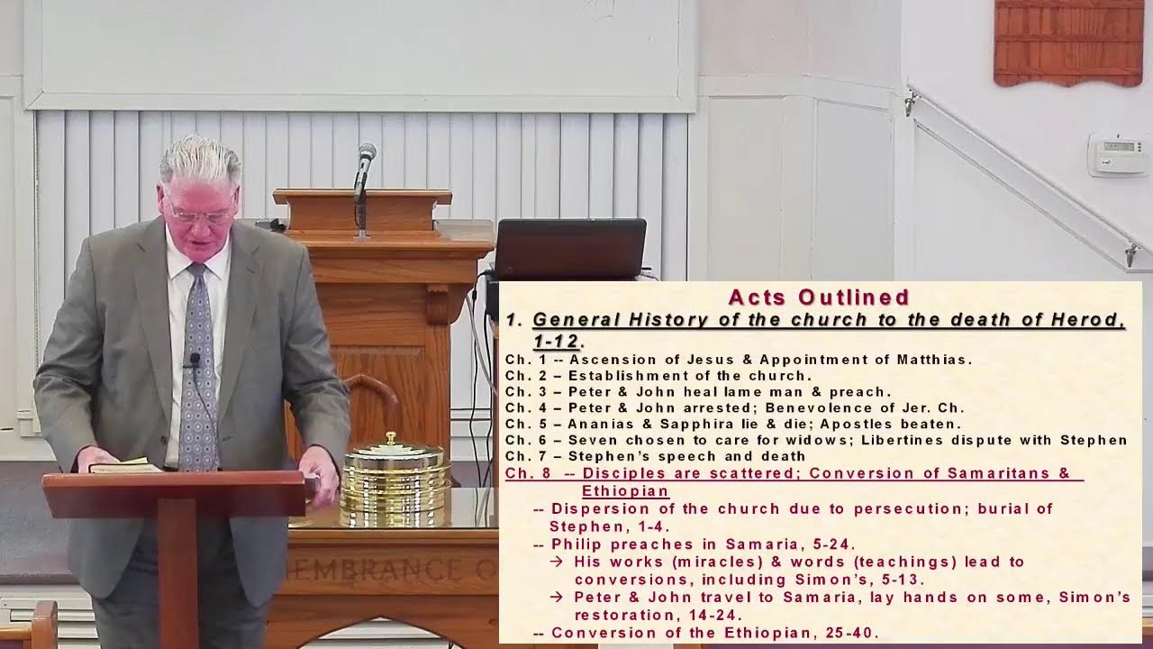 Acts 7 - Stephen's Speech And Death Pt. 2 - YouTube