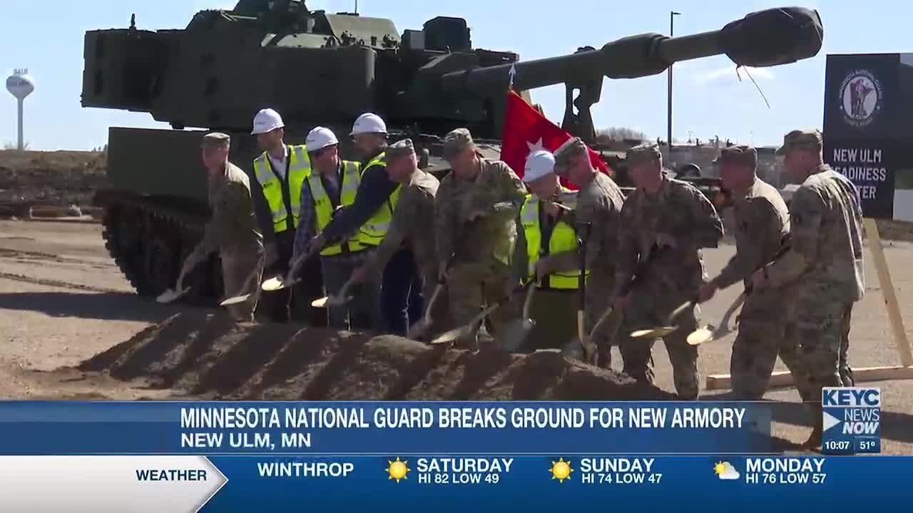 Minnesota National Guard breaks ground for new armory - YouTube