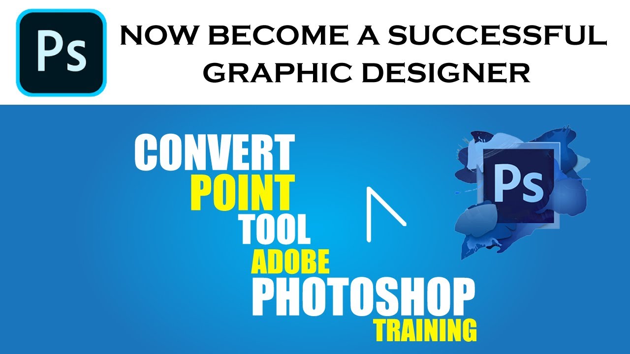 Convert Point Tool - Adobe Photoshop - Urdu / Hindi - YouTube
