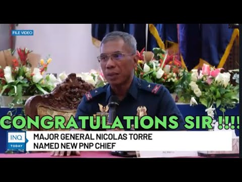 GENERAL NICOLAS TORRE NEW PNP CHIEF !!! Congrats Sir !!!! - YouTube