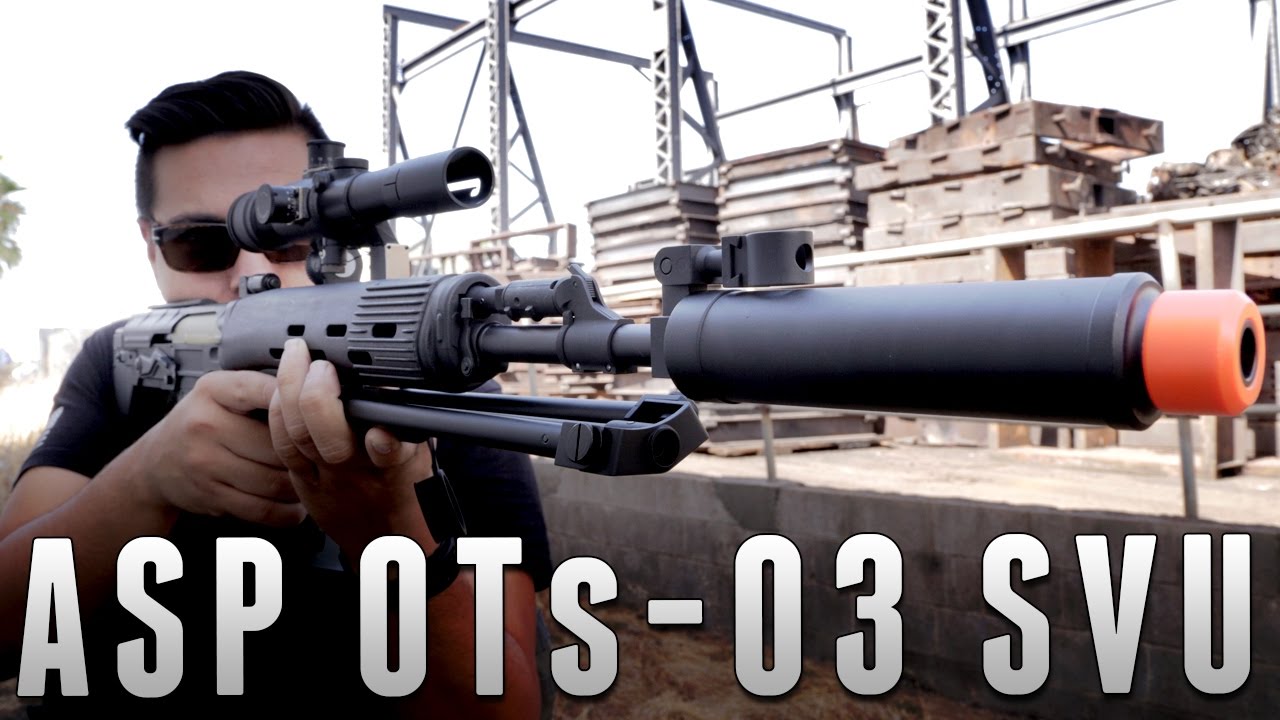 ASP OTs-03 SVU AEG Sniper Rifle [The Gun Corner] Airsoft Evike.com ...