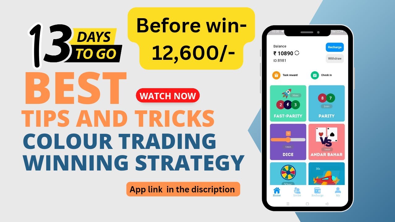 Colour Trading Live Prediction Gameplay | Earn 10k Perday In 1 Hour ...