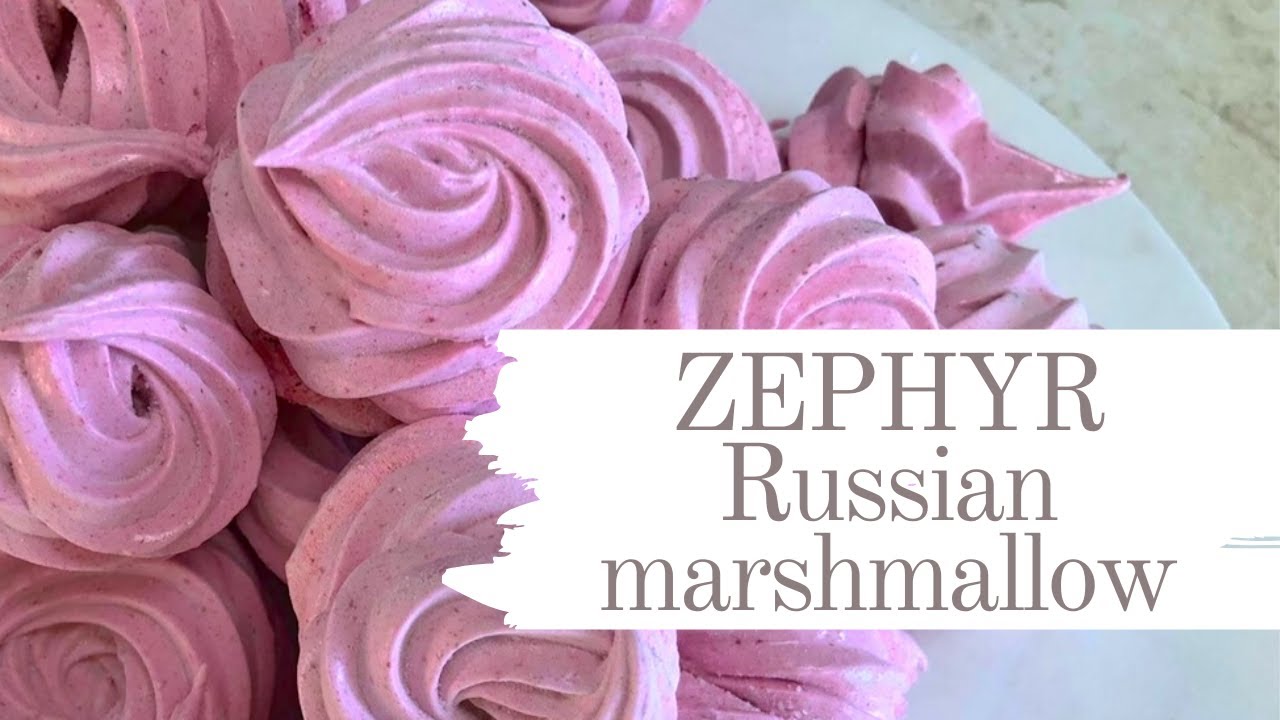 Zephyr (fruity Russian marshmallow) - YouTube