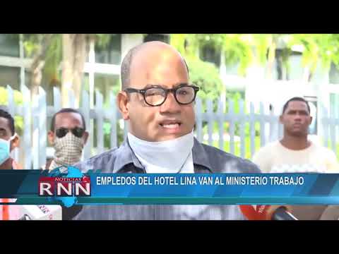 Empledos del hotel Lina van al Ministerio de Trabajo