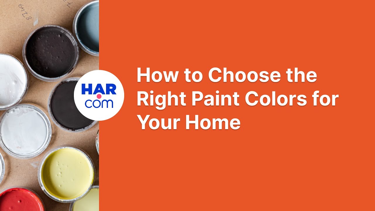 How to Choose the Right Paint Colors for Your Home - YouTube