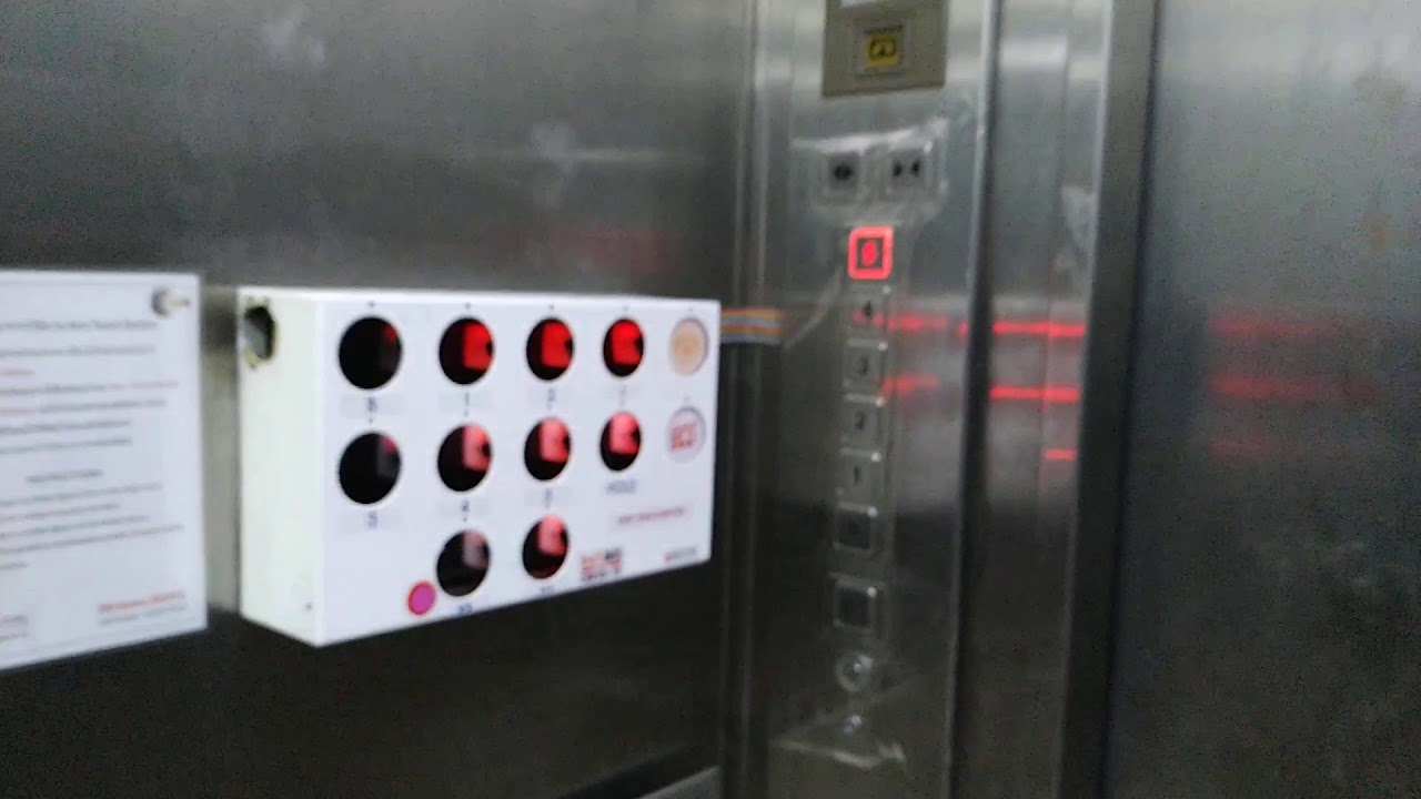 Elevator with Touchless Buttons..!! - YouTube
