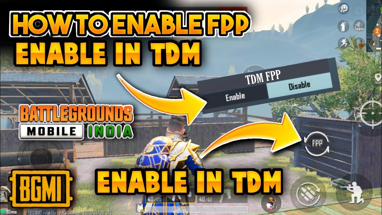 HOW TO ENABLE FPP IN TDM - BGMI - HOW TO ENABLE FPP? 🤔 - BATTLEGROUNDS ...