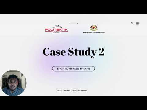 DFP 30243 Object Oriented Programming | Case Study 2 | DDTS4 - YouTube