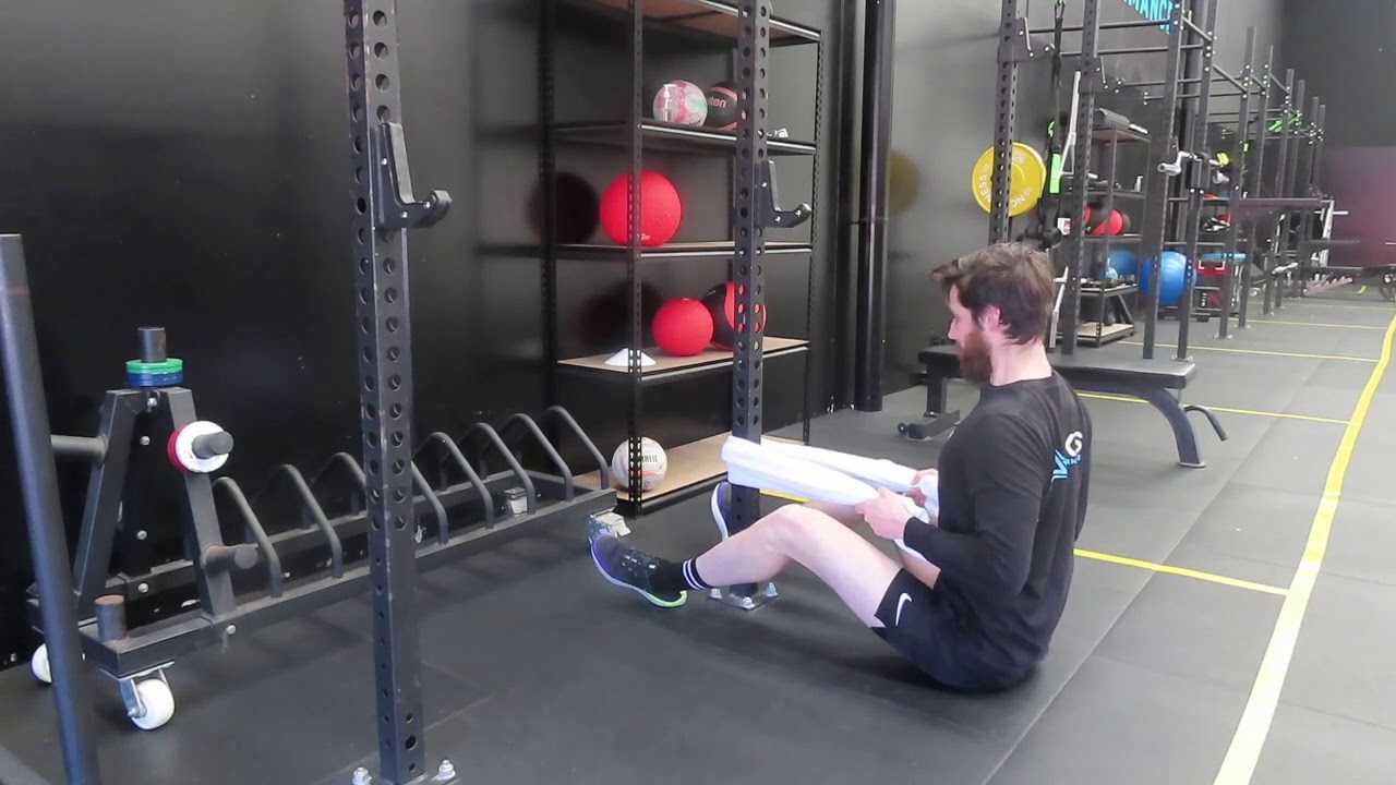 IsoPull Towel Row - YouTube