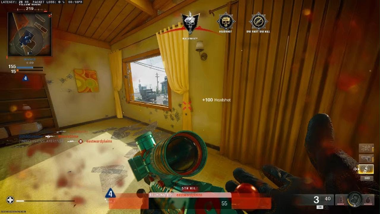 Call of Duty bo6 4 headshot - YouTube