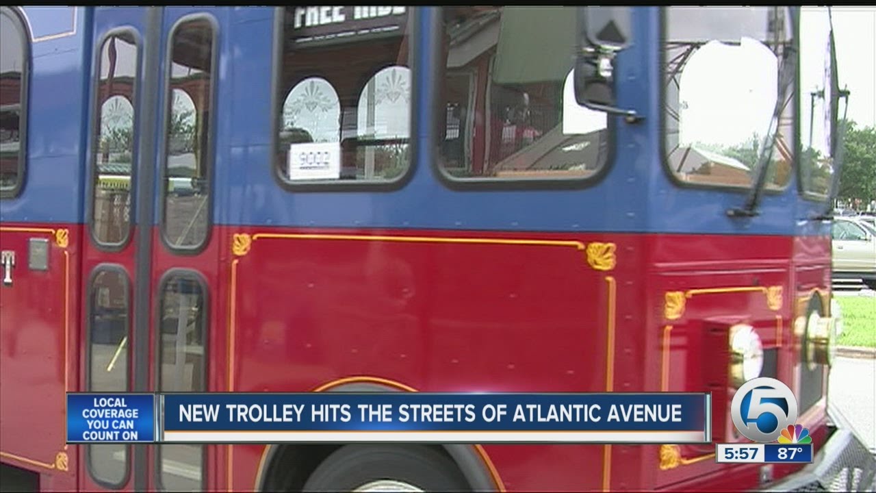 New trolley hits the streets - YouTube