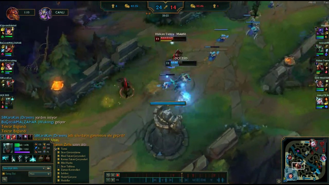 Pyke vs Zed - YouTube