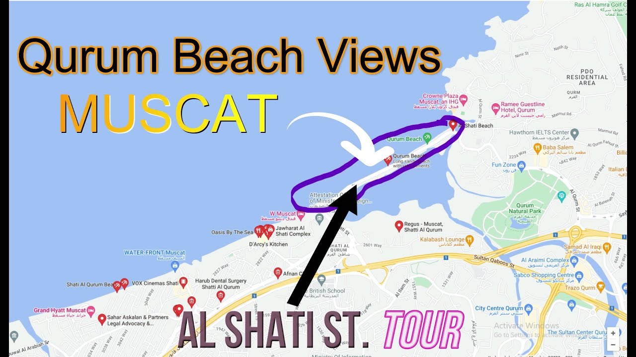Al Shati Muscat SIGHTSEEING - YouTube