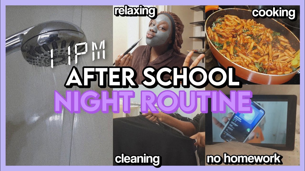 my 11pm *realistic* After School NIGHT ROUTINE 2021 - YouTube
