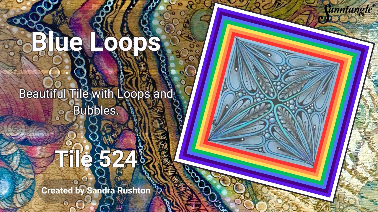 Blue Loops - Sanntangle Tile 524 - YouTube