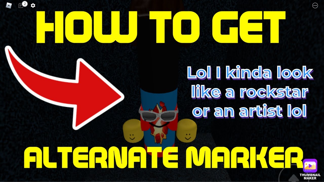 How To Get *ALTERNATE MARKER* In Roblox Find The Markers - YouTube
