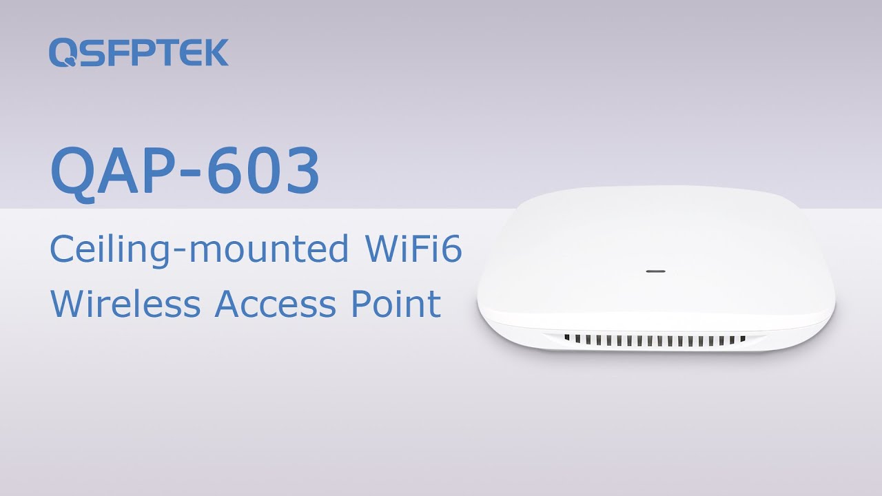 Unboxing QAP-603 Ceiling-mounted Intelligent WiFi6 Wireless Access ...