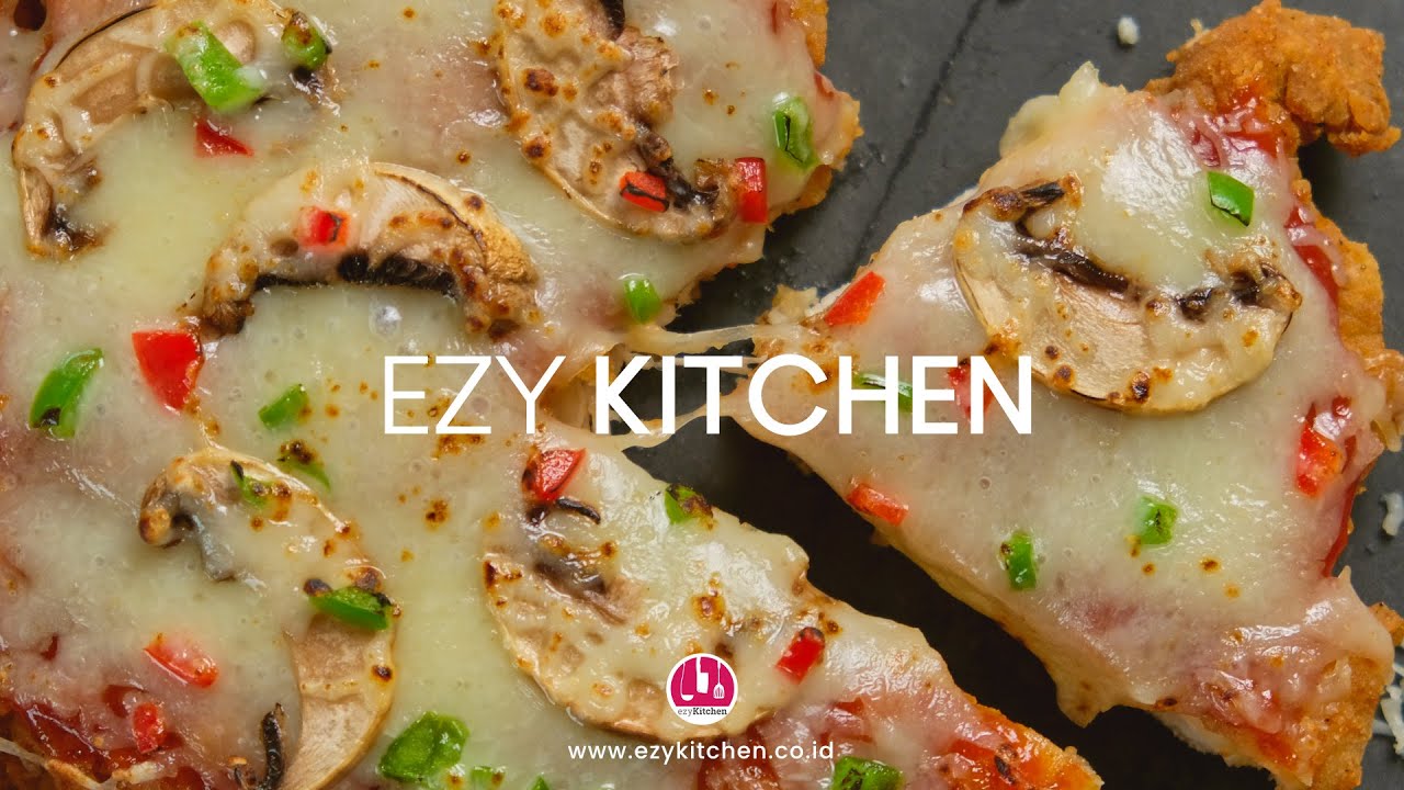 Pizza Ayam - Cara membuat Pizza Daging Ayam - YouTube