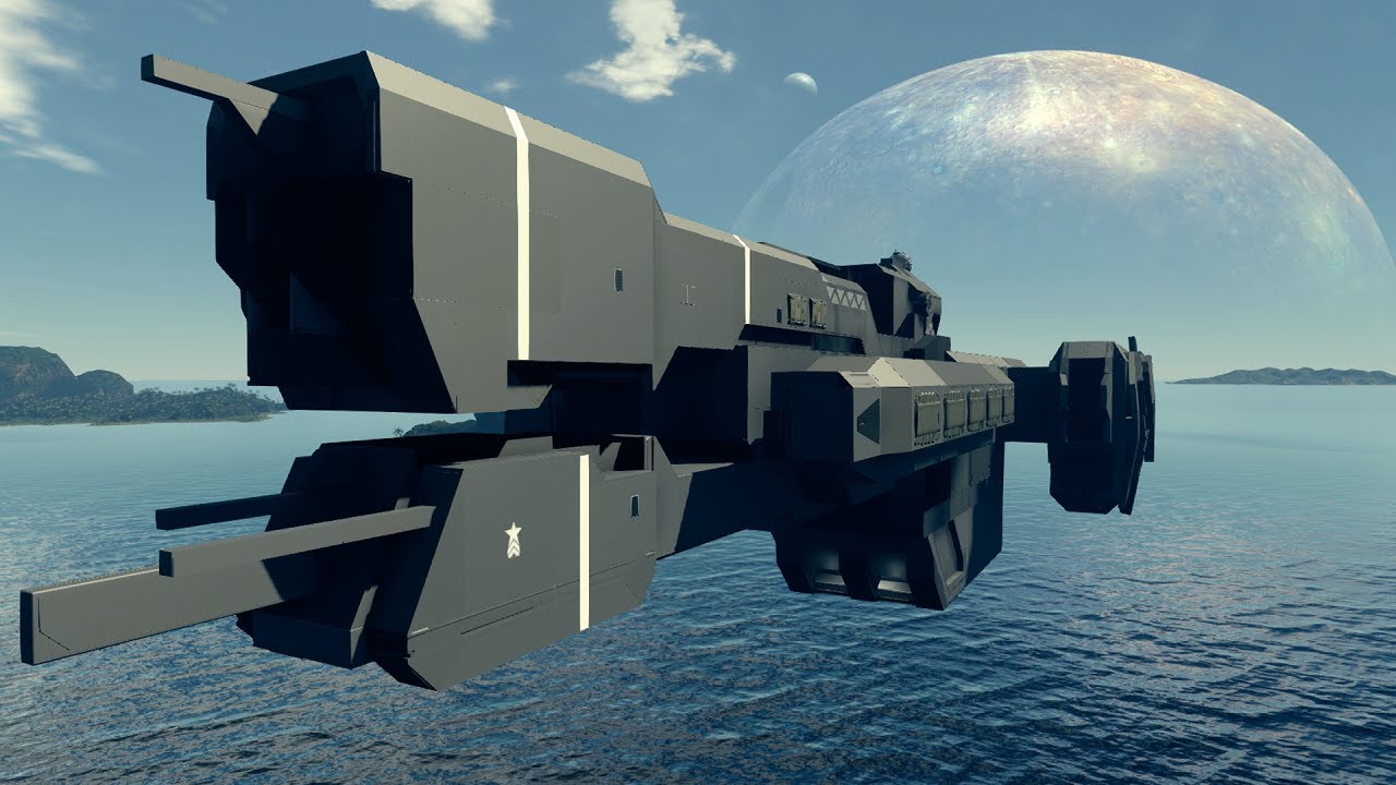 Halo 5- Charon Class UNSC Frigate - YouTube