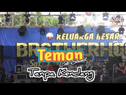 Cek Sound Teman Tanpa Kendang New Pallapa Lawas