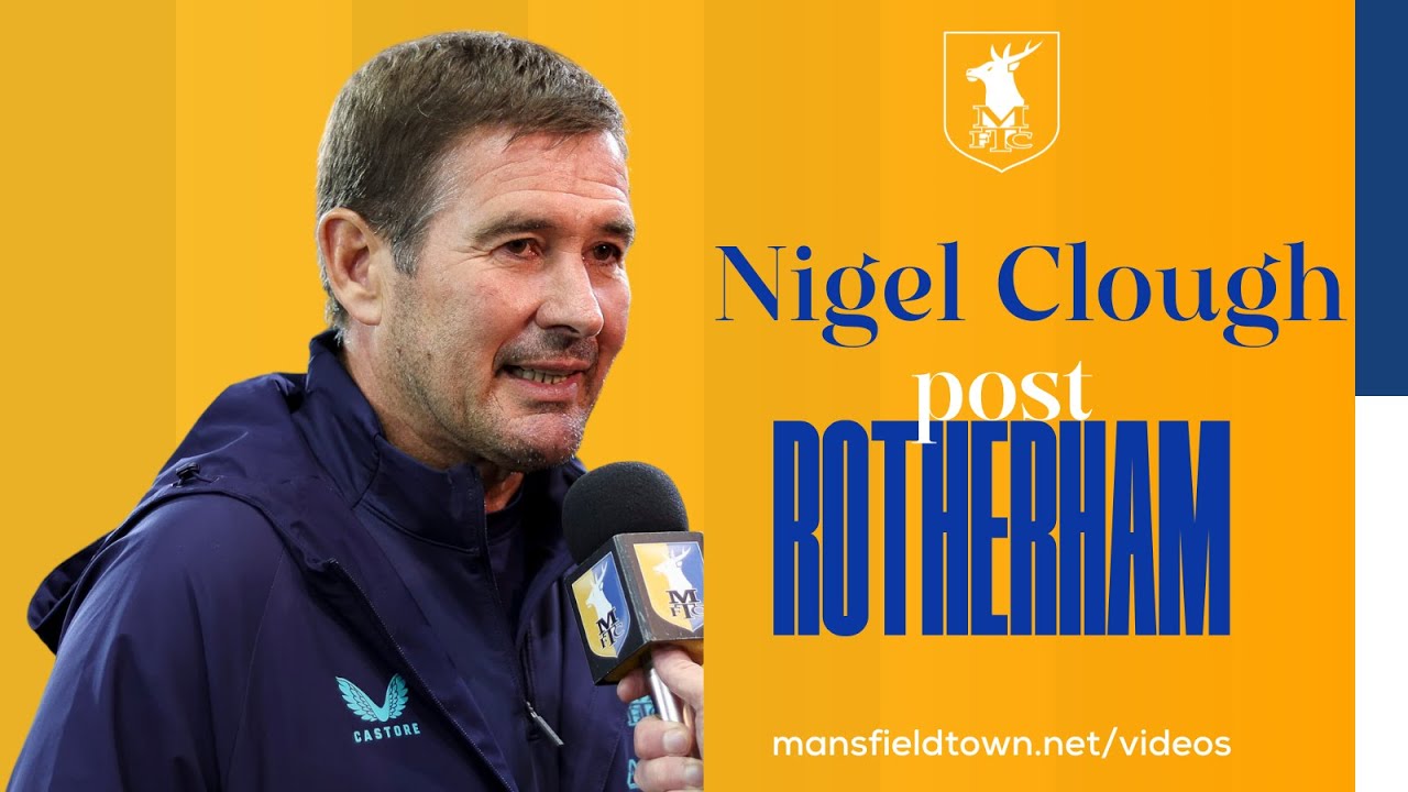 Nigel Clough post Rotherham loss - YouTube