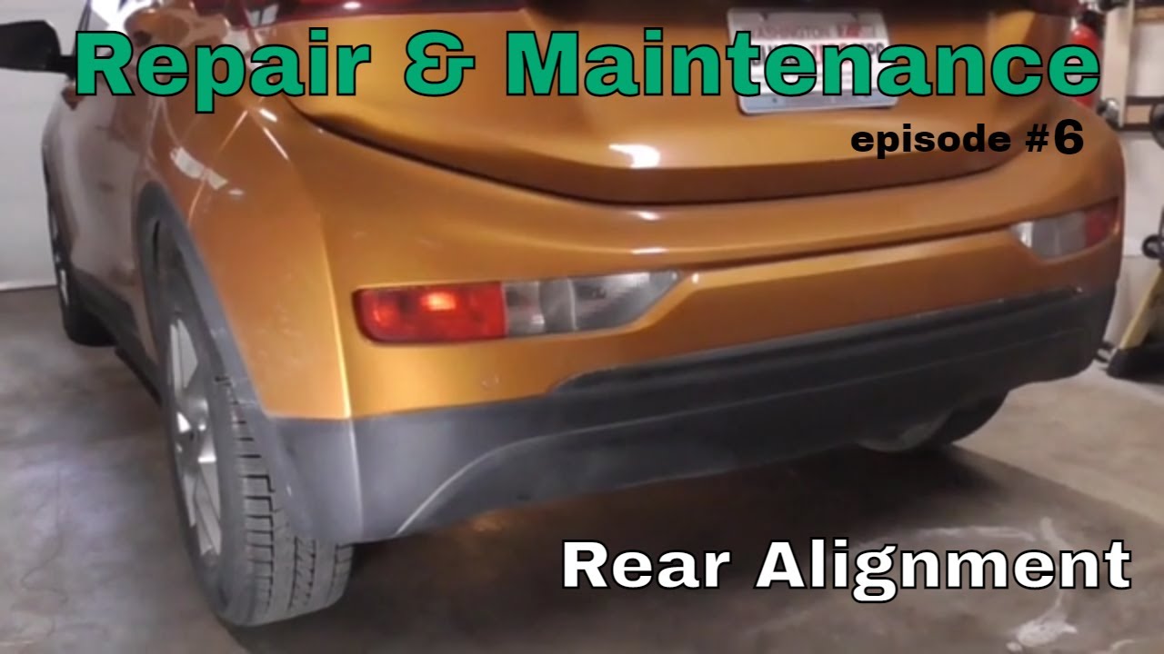 Chevy Bolt - Rear Alignment - YouTube