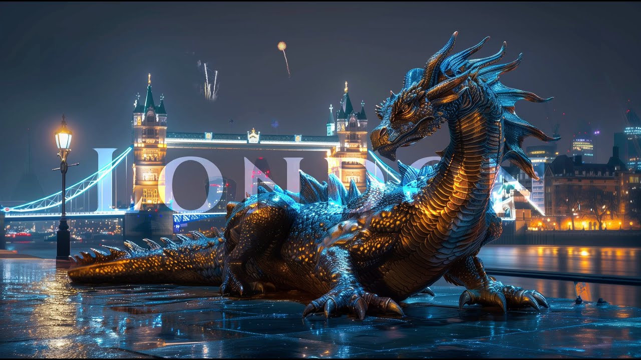 London Bridge Dragon | New Year’s Eve Ambience - YouTube
