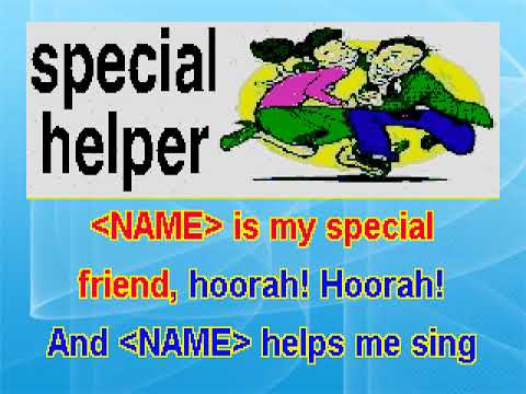 My Special Friend 4 --- PERSONALIZED SONG FOR YOUR CHILD - NO VOCAL ...