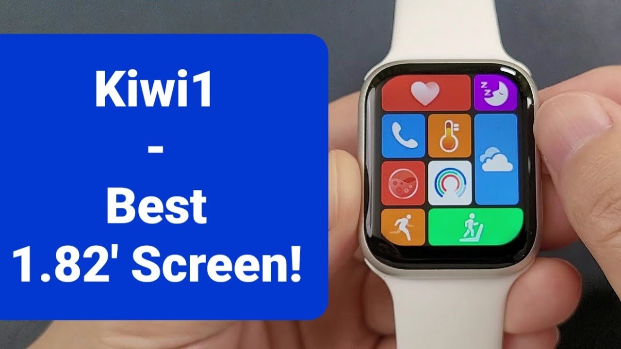 KIWITIME Kiwi1 Smartwatch Unbox-Latest Series Watch 7 Copy-Best 1.82 ...