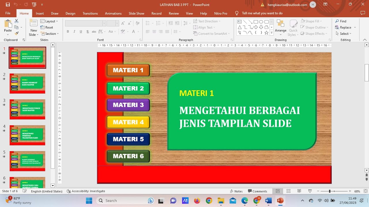 CARA MUDAH MEMBUAT SLIDE MASTER TRANSITIONS, ANIMATION SLIDE, DAN ...