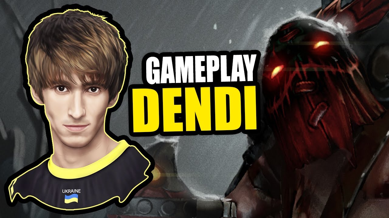 DENDI on PUDGE DOTA 2 GAMEPLAY - YouTube