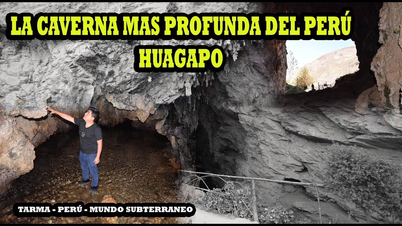 HUAGAPO LA CAVERNA MAS PROFUNDA DEL PERU / TURISMO / TARMA - HUANCAYO ...