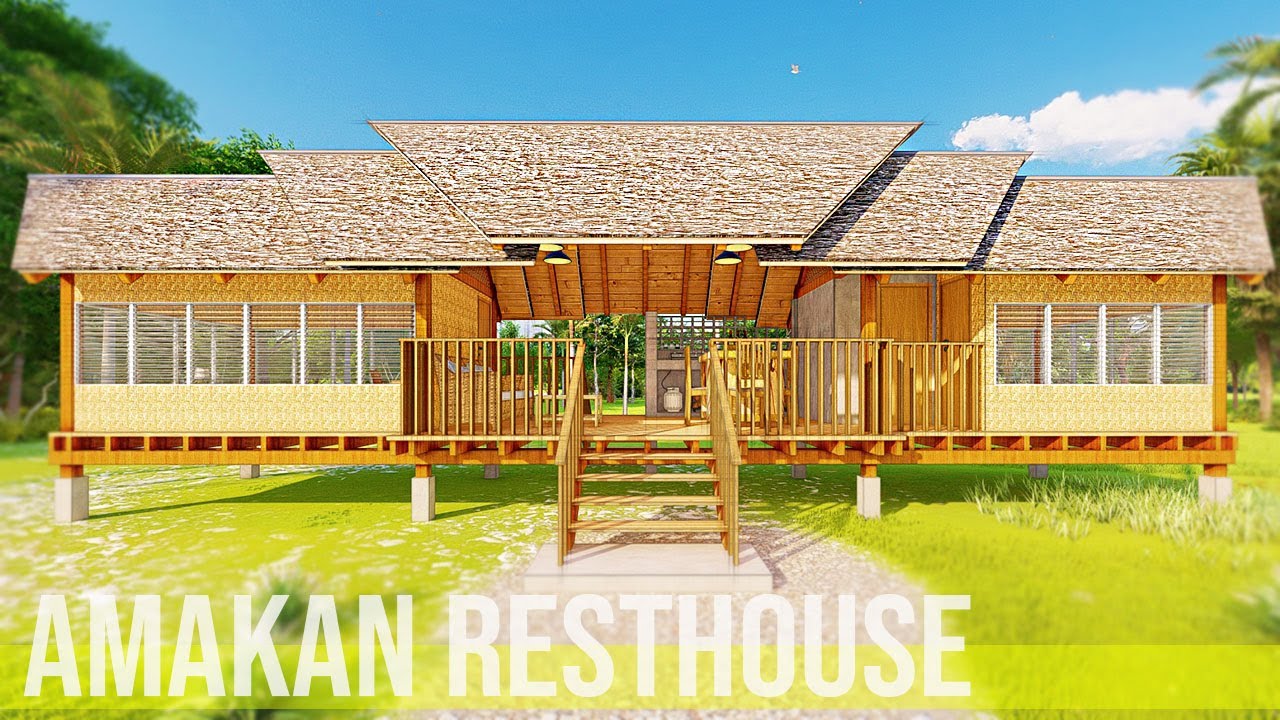 Small Amakan Rest House | 36 SQM | 2 Bedrooms | Low cost Pinoy House ...