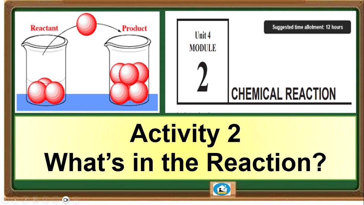 Science10 Quarter 4 Module 2 Activity 2 -What's in the reaction? - YouTube