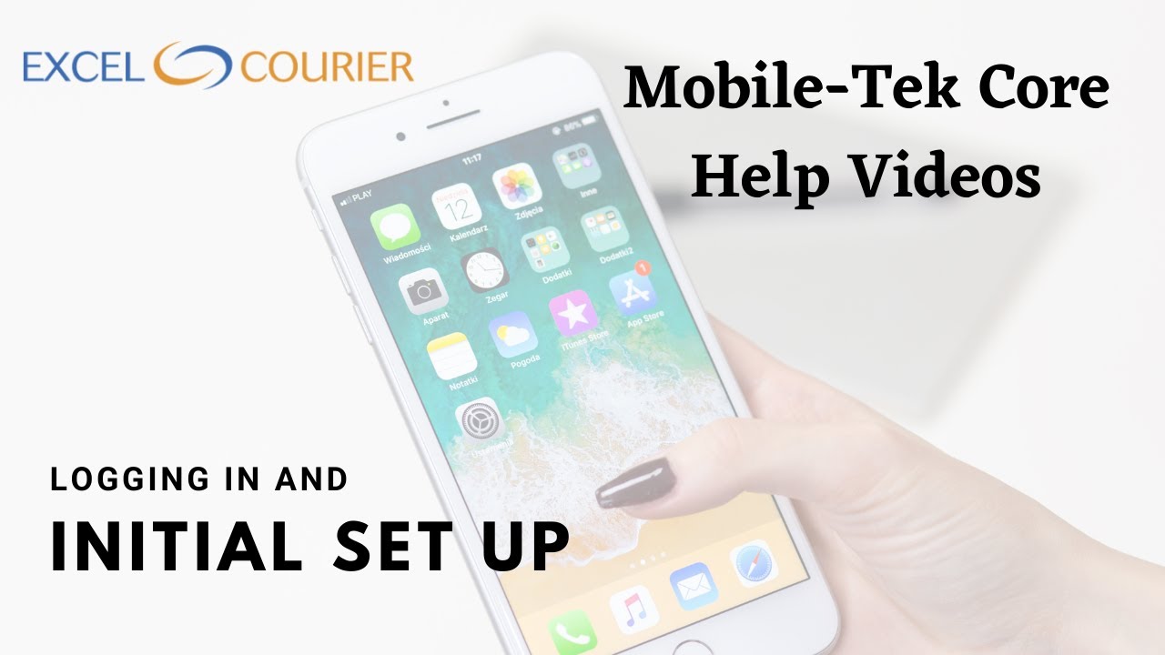 MOBILE-TEK CORE: LOGGING IN, INITIAL SET UP - YouTube