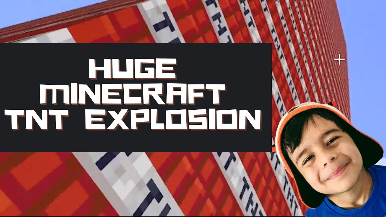 Minecraft Huge TNT Block Explosion - YouTube