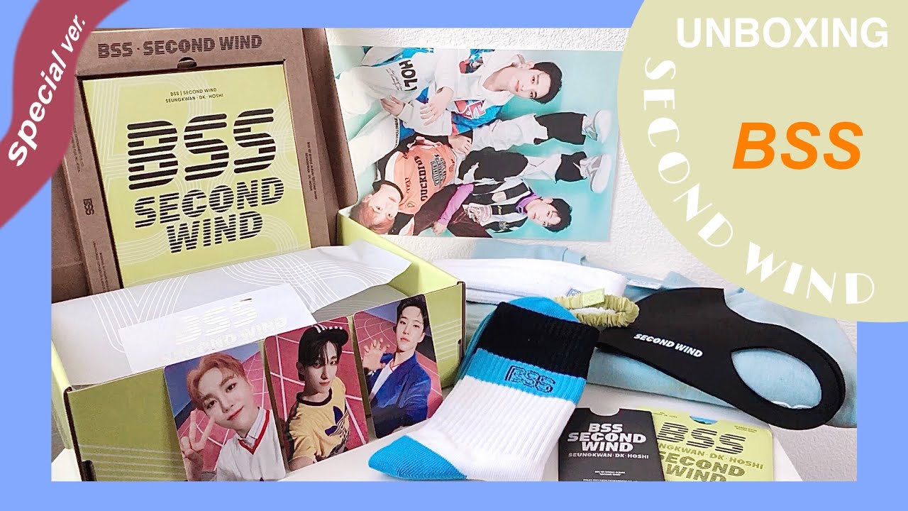 【開封動画】UNBOXING BSS SECOND WIND Special Ver. / weverse album / kit 부석순 앨범깡👟 떡튀순vlog - YouTube