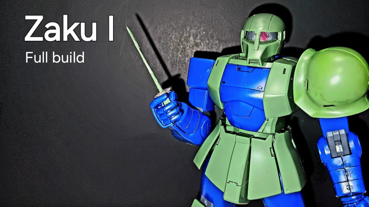 Zaku 1 full build - YouTube