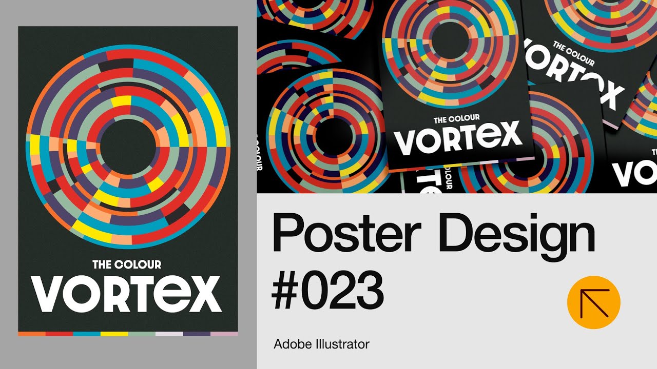 Graphic Design Tutorial #023 Poster Design | Adobe Illustrator - YouTube