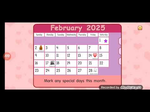 Starfall Calendar February 2025 - YouTube