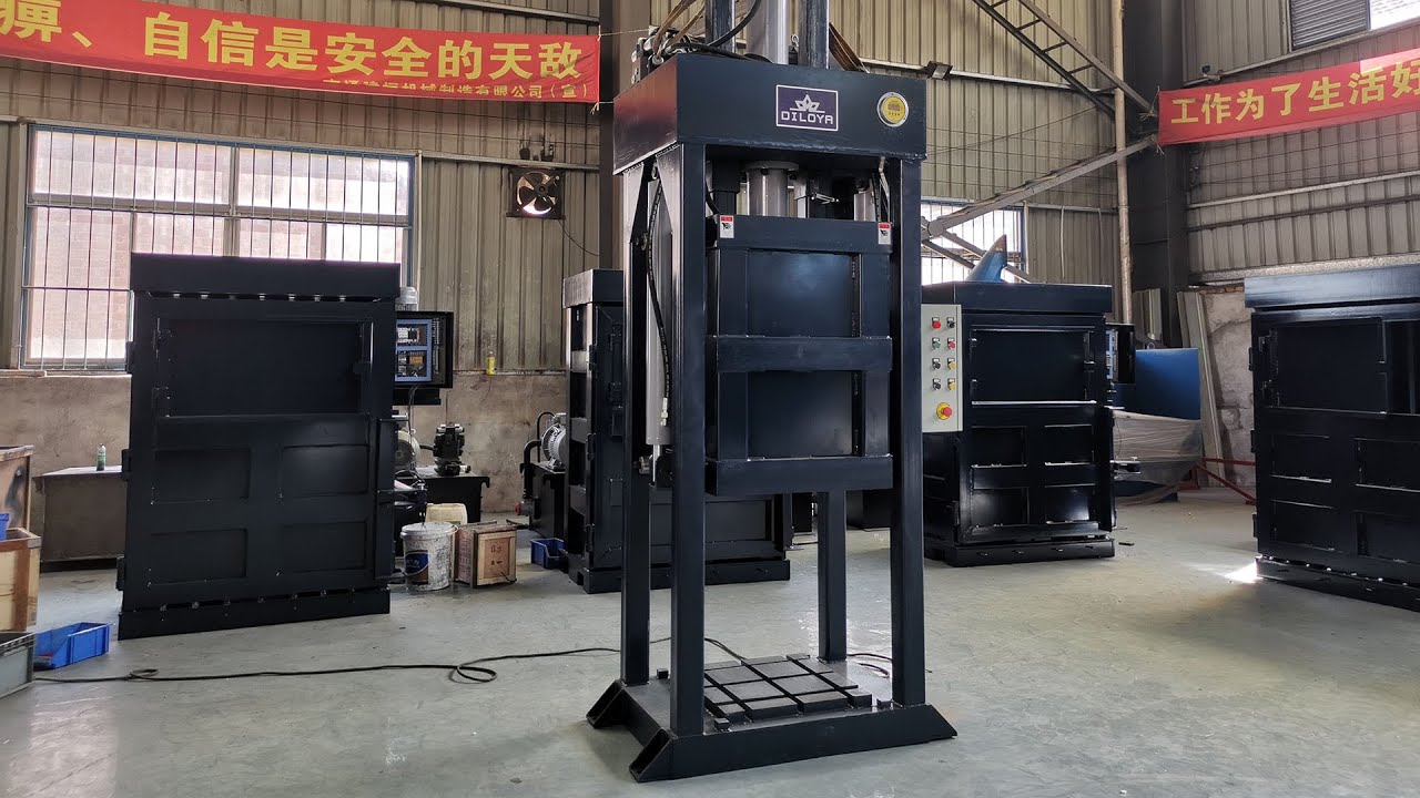 How To Make Used Clothing Bale Compressor - YouTube