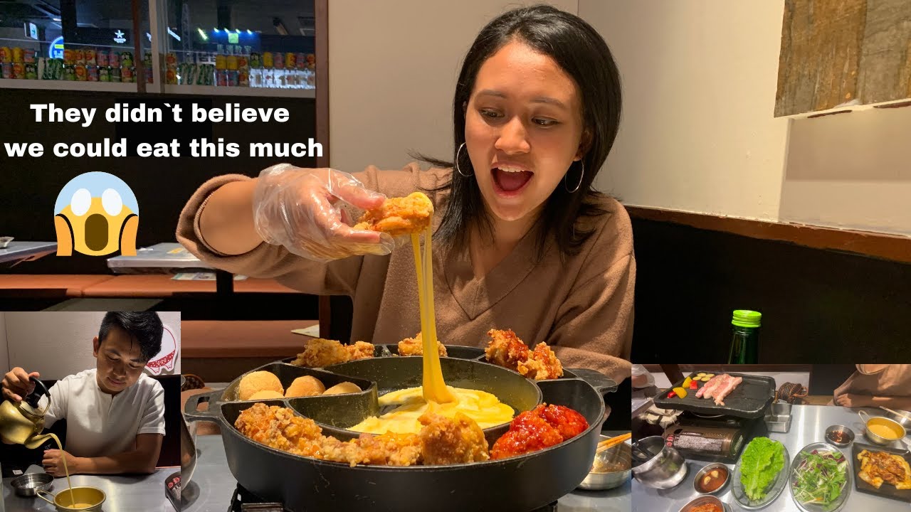 Korean Food Mukbang || Anniversary Vlog - YouTube