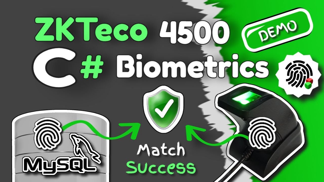 ZKTeco 4500 C# SDK & MySQL Biometric integration Demo for Fingerprint Registration ...
