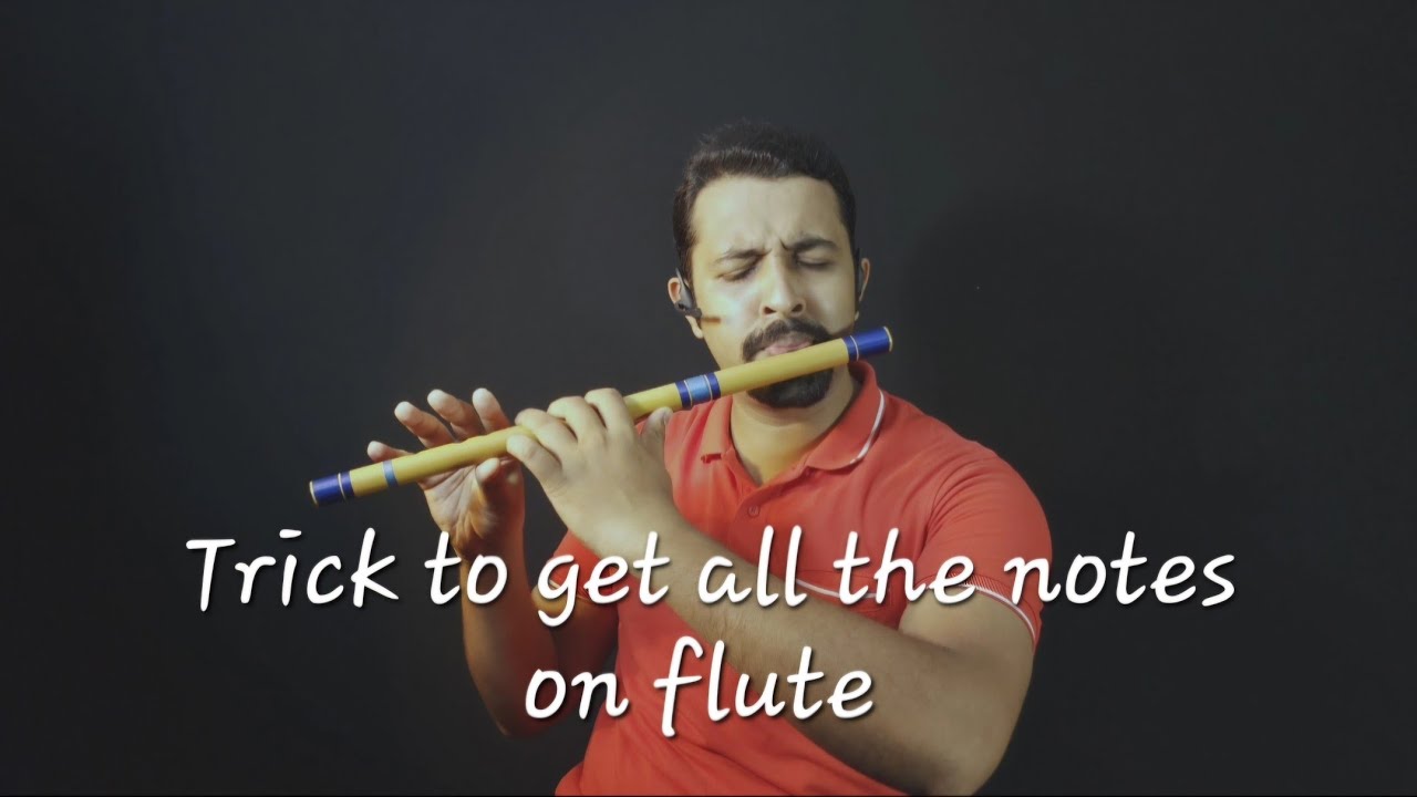 Flute Lesson 4 | Trick to play all the notes on the flute| Anbody Can ...