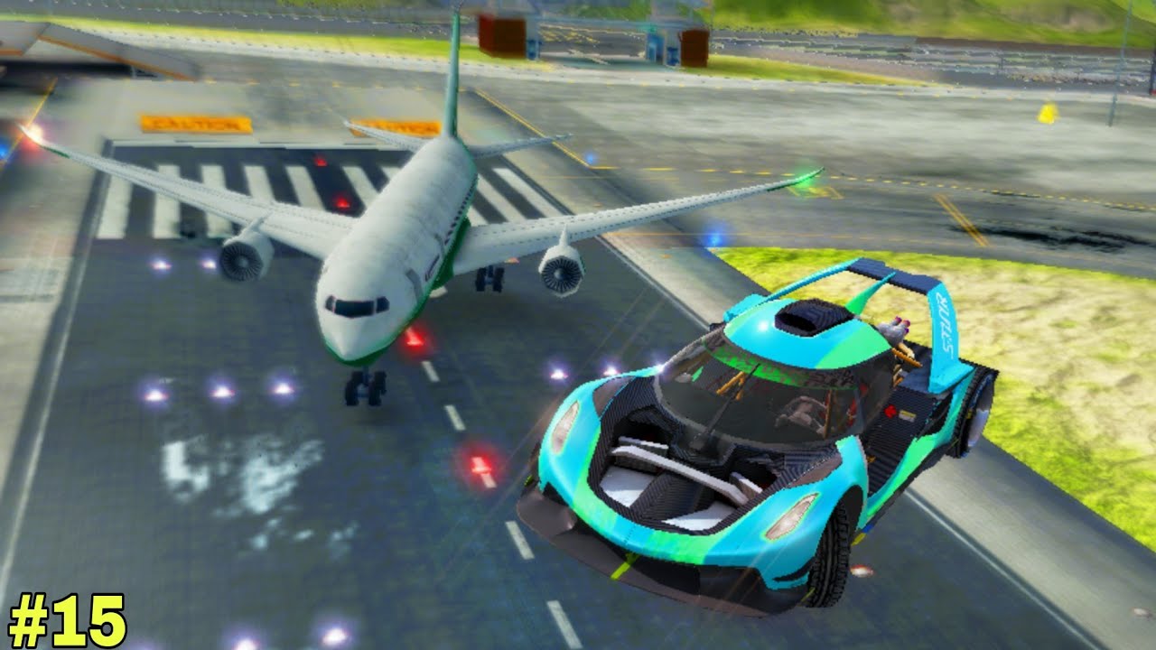 FLYING SUPER CAR RACING GAME 🔥| MODIFIED KOENIGSEGG JESKO CAR 450kmph ...