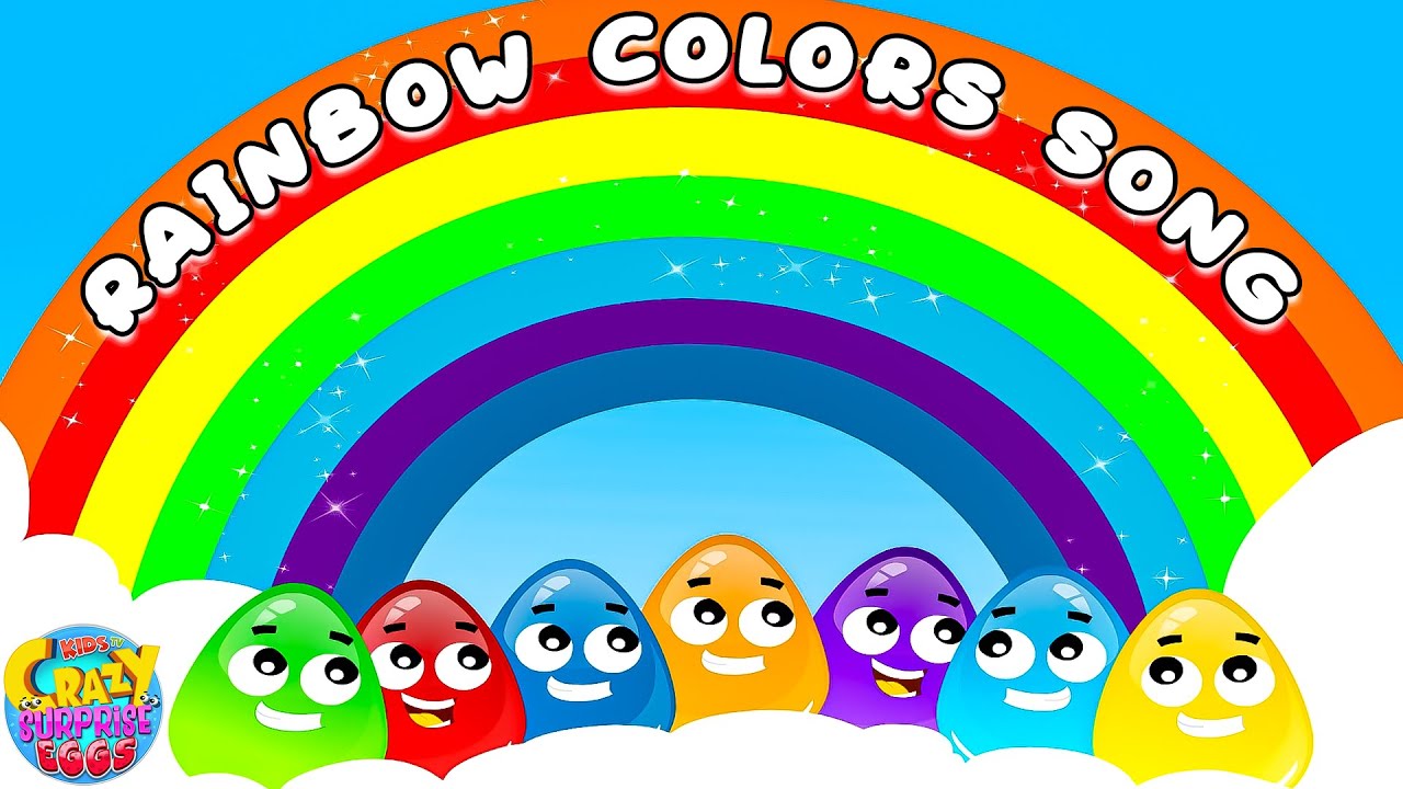 Rainbow Colors Song + More Kids Educational Videos by Crazy Surprise ...