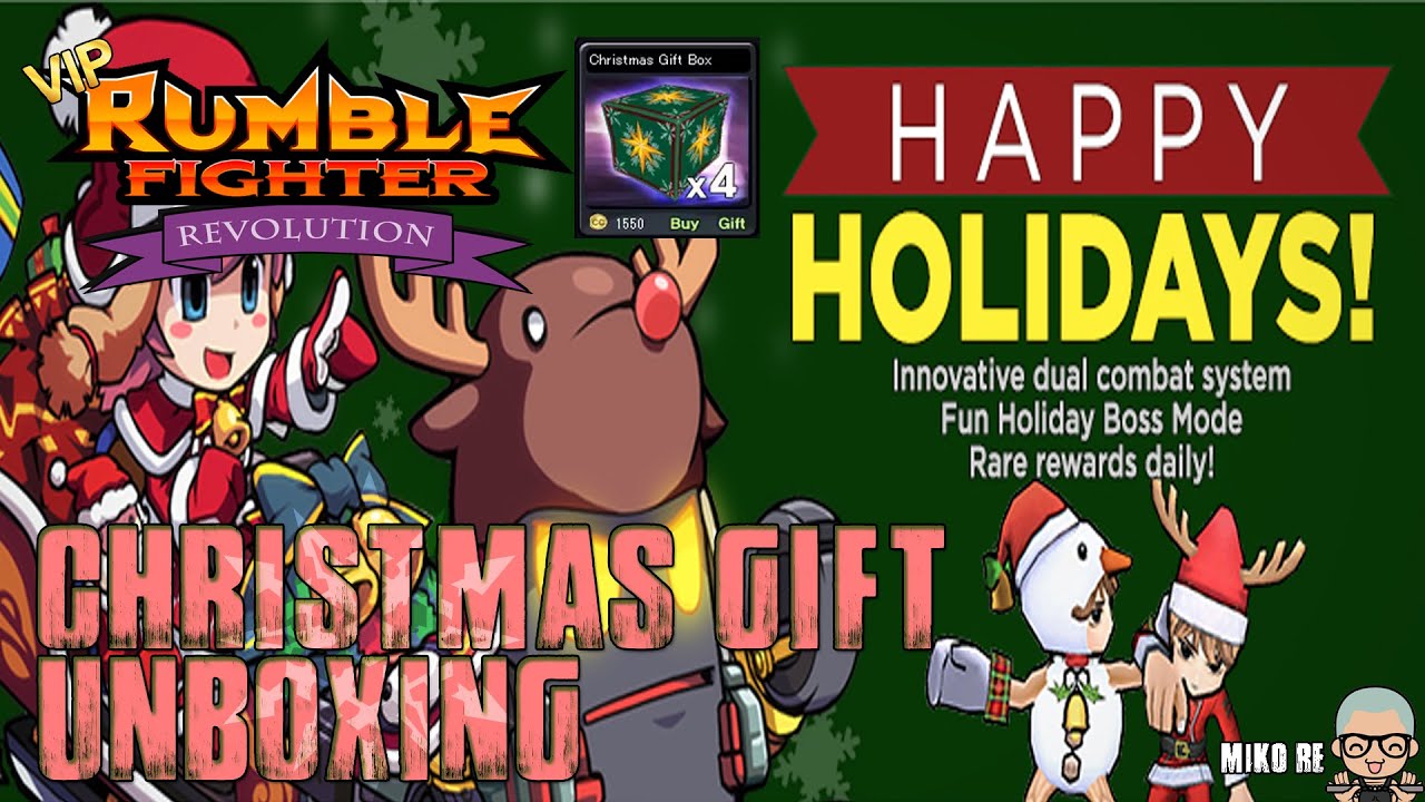 Christmas Gift Unboxing #1 (Rumble Fighter Revolution) - YouTube