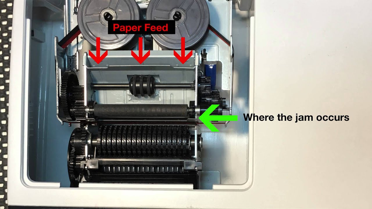 How To Remove A Paper Jam From Your Sharp Printing Calculator YouTube