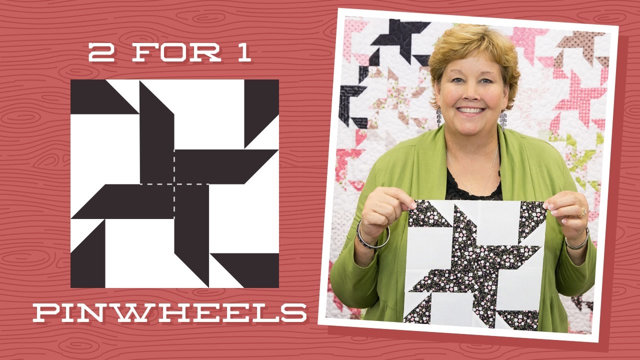 Make an Easy 2 for 1 Pinwheel Stars Quilt with Jenny Doan! (Video ...